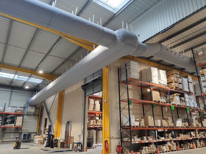 5 raisons de choisir les gaines textiles : ventilation et traitement de ...